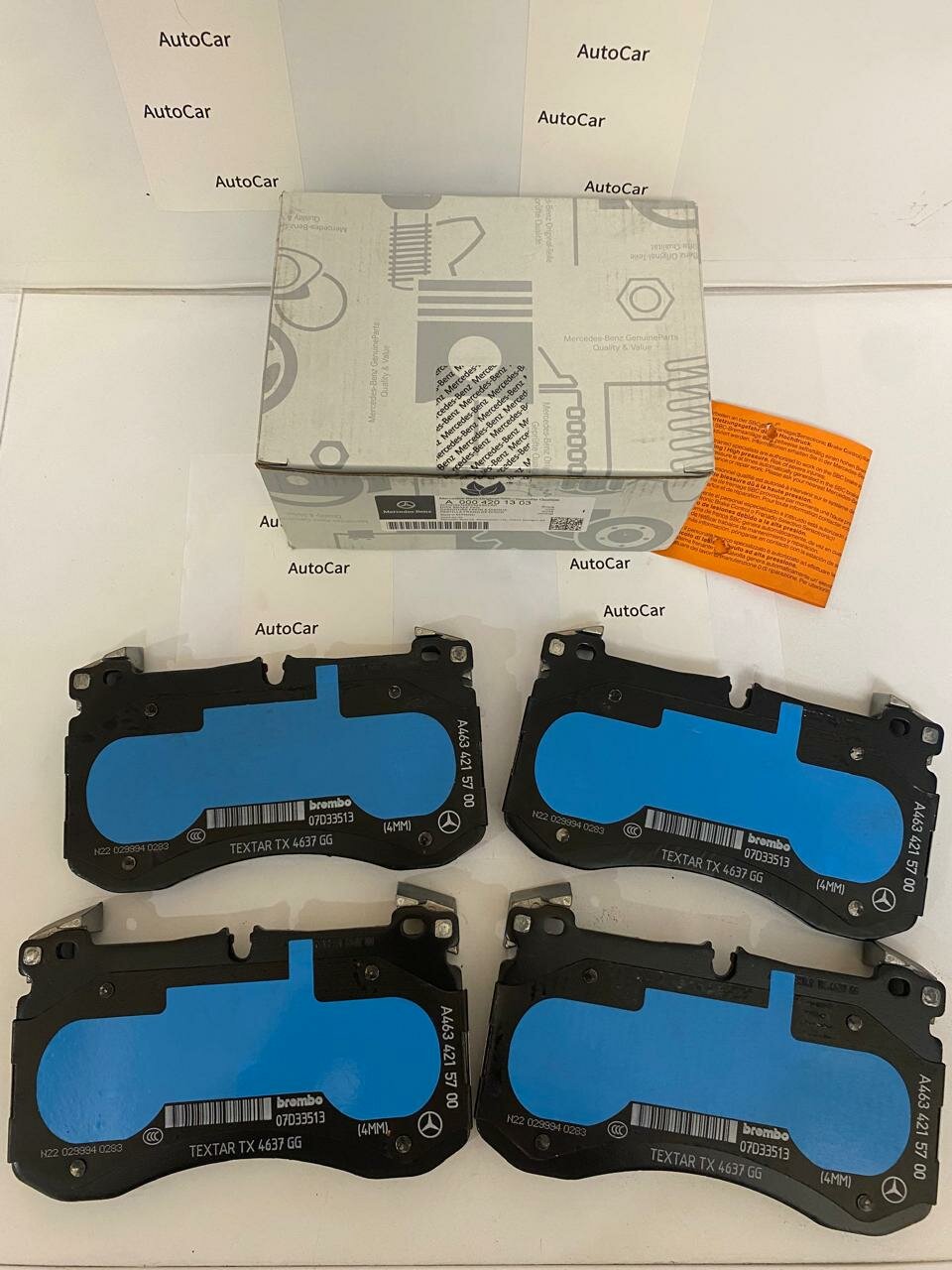 Тормозные Колодки передние MERCEDES-BENZ A0004201303