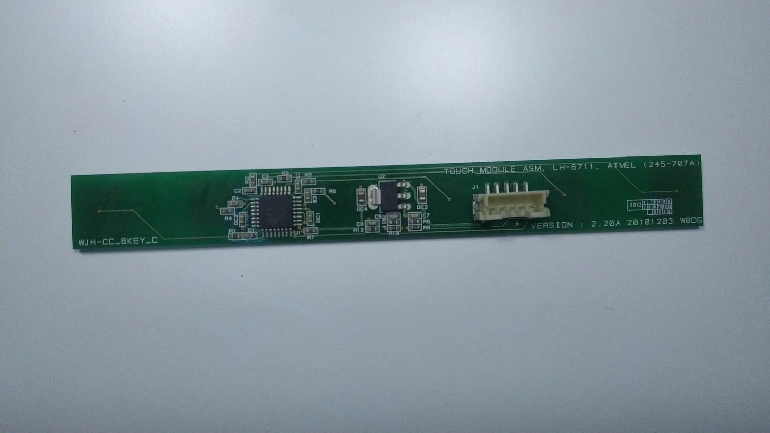 Сенсорная панель управления Touch Module ASM LH-6711 ATMEL (245-707A) WJH-CC_6KEY_C Version: 2.20A для H700 Увлажнитель Воздуха Bork Панель управления арт. 6340