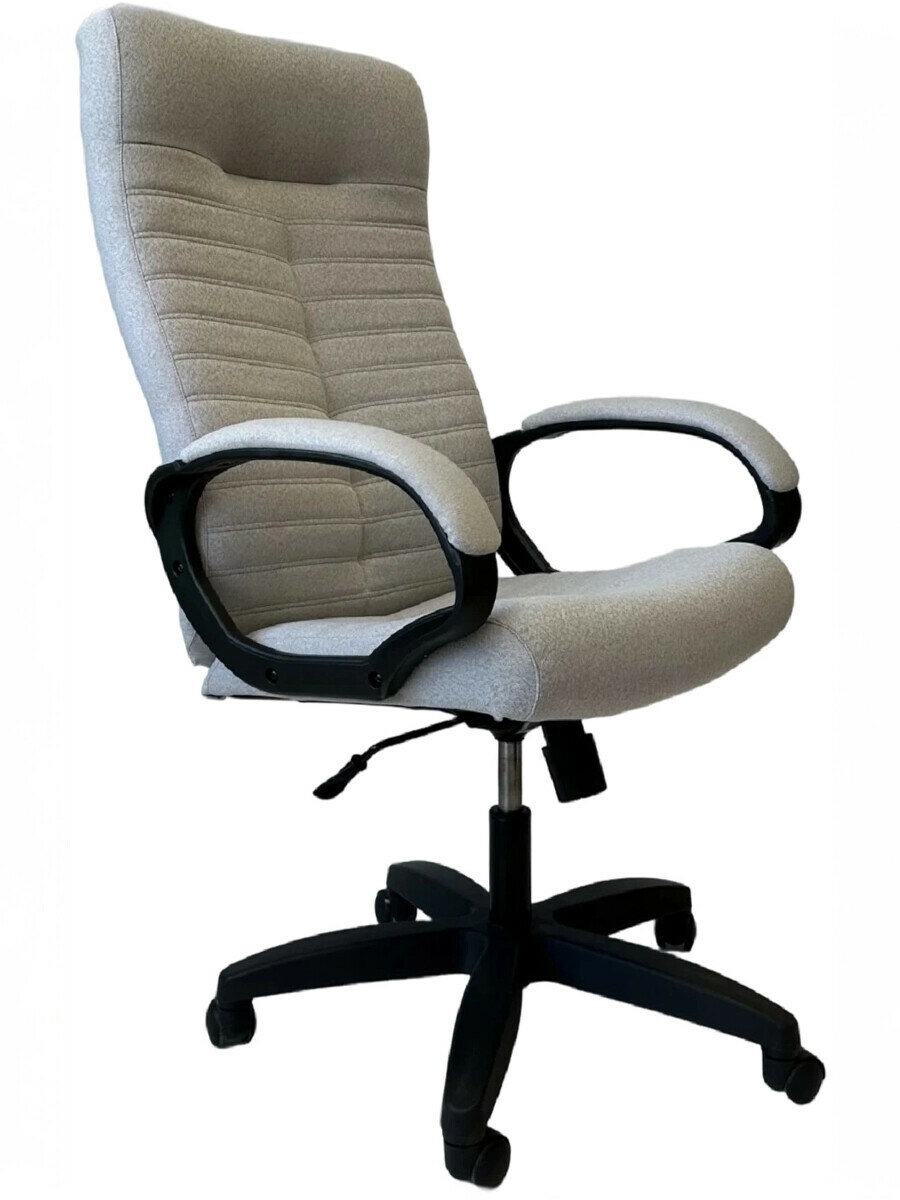 Компьютерное кресло StylChairs Консул Ультра Софт, рогожка светло-серый