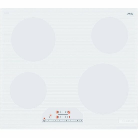 Варочная поверхность электрическая Bosch PKE612FA2E белый