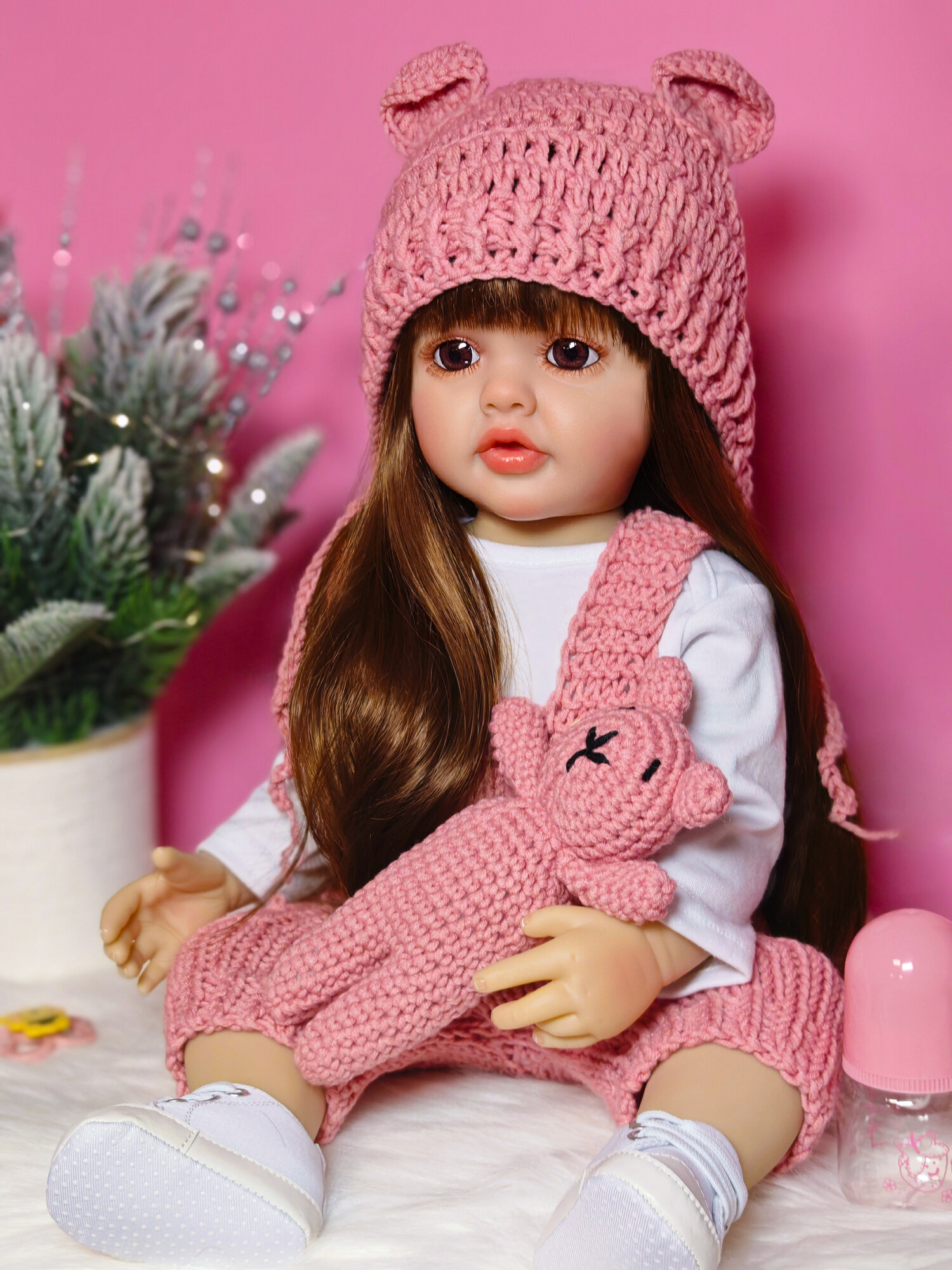 Кукла Реборн девочка Марго (силиконовая) 55см/ Кукла младенец Reborn