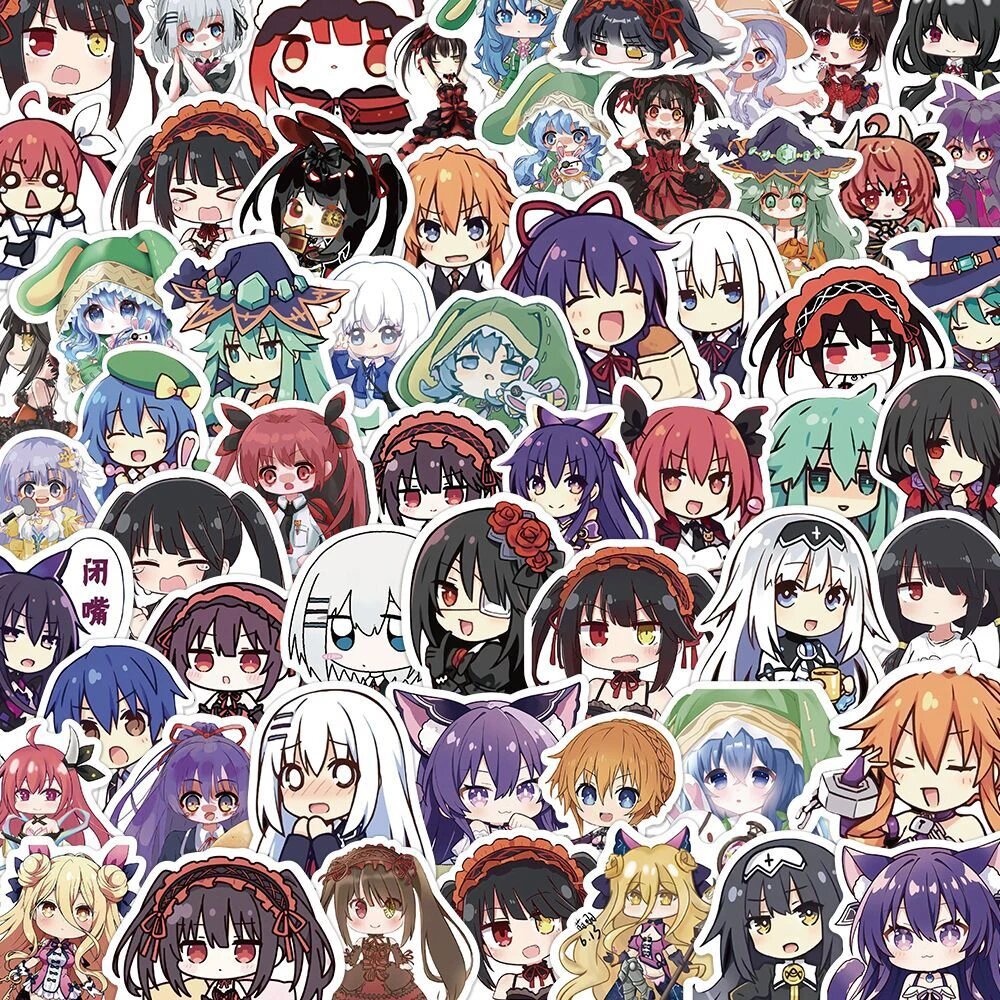 Набор наклеек Date A Live 60PCS