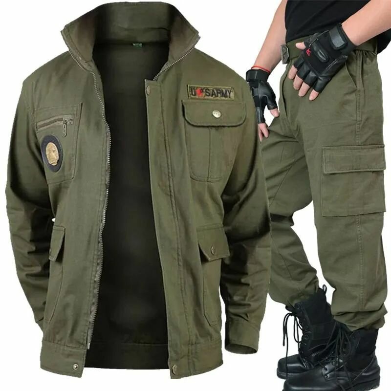 Камуфляжная одежда костюм мужская износостойкая и дышащая NAUGHTY