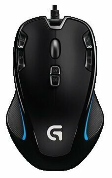 Игровая мышь проводная Logitech G G300s, черный