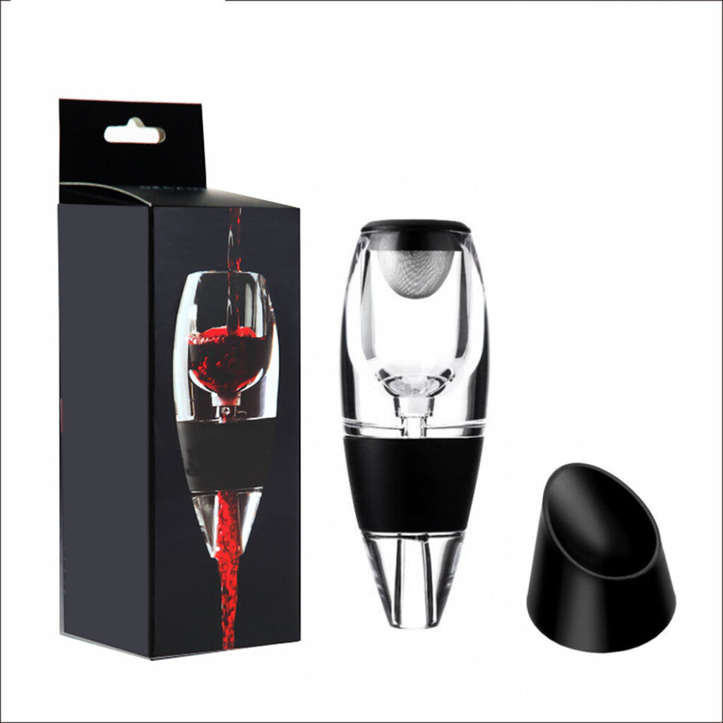 Аэратор для вина с Вакуумной Пробкой для Вина Классический Диффузорный Носик для Винной Бутылки Аэраторы для Вина Быстрого Приготовления для Любителей Вина