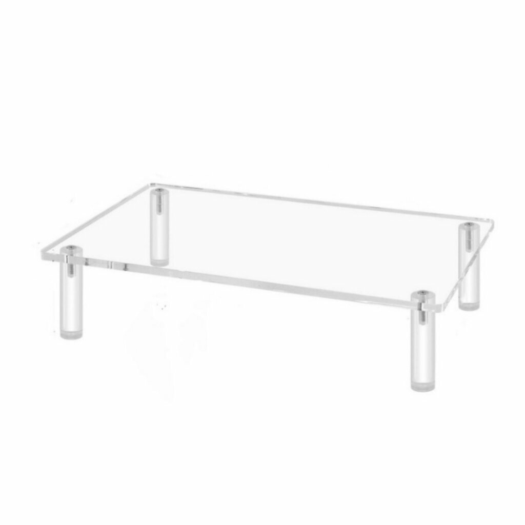 Акриловая Подставка Для Монитора, Стояки, Настольный Компактный Принтер, Органайзер Для Хранения Компьютера, Подъемный Стеллаж для Дома и Офиса