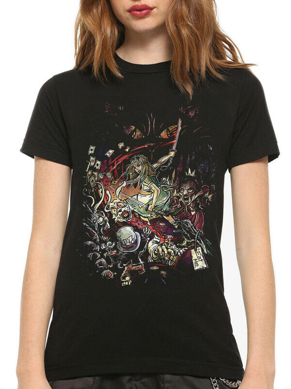 Футболка Алиса в Стране Чудес / Женская