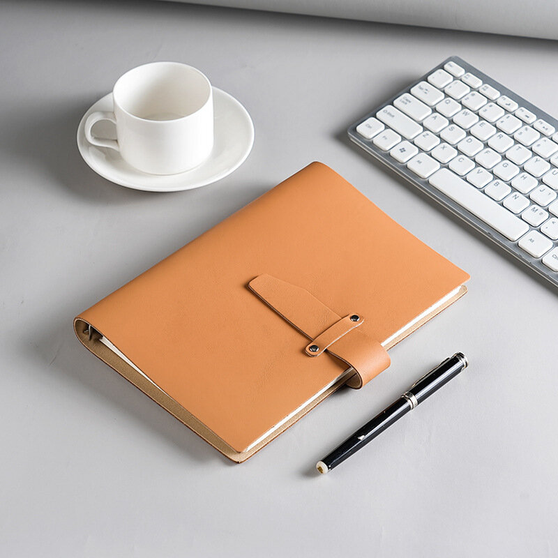 Блокнот "Защитная обложка", воловья кожа, А5, коричневый