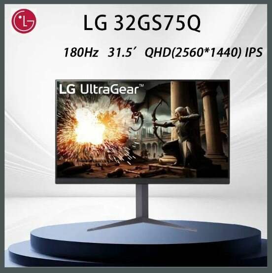 LG 31.5" Монитор 32GS75Q,180Hz,2560*1440, черный