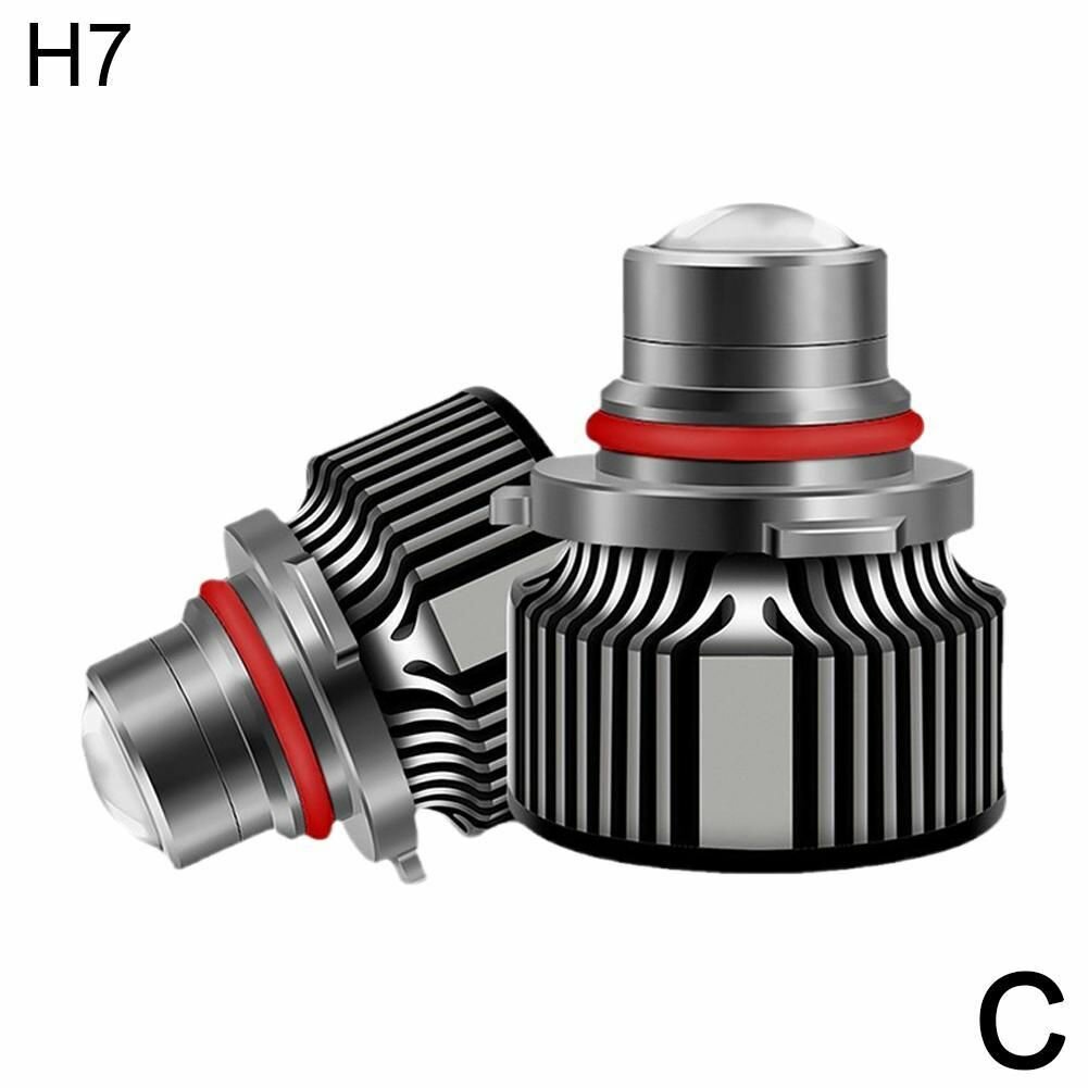 2 шт 12V 6000K/3000K H7/H11 автомобильная турбинная линза противотуманная фара