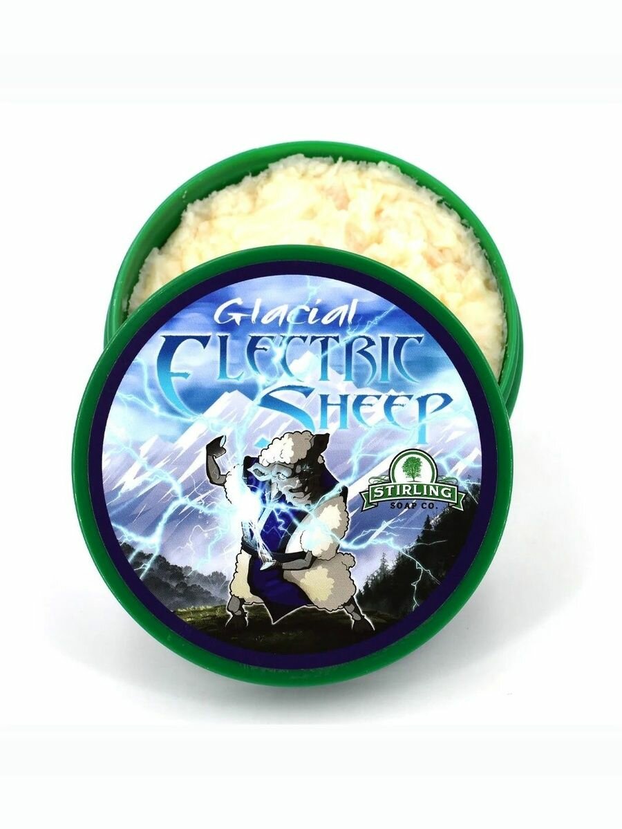 Stirling Мыло для бритья Glacial Electric Sheep 170 мл