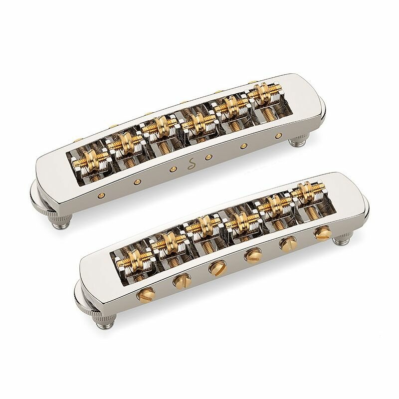 Бридж для электрогитары Schaller 12080100.11 (451) STM NI Nickel