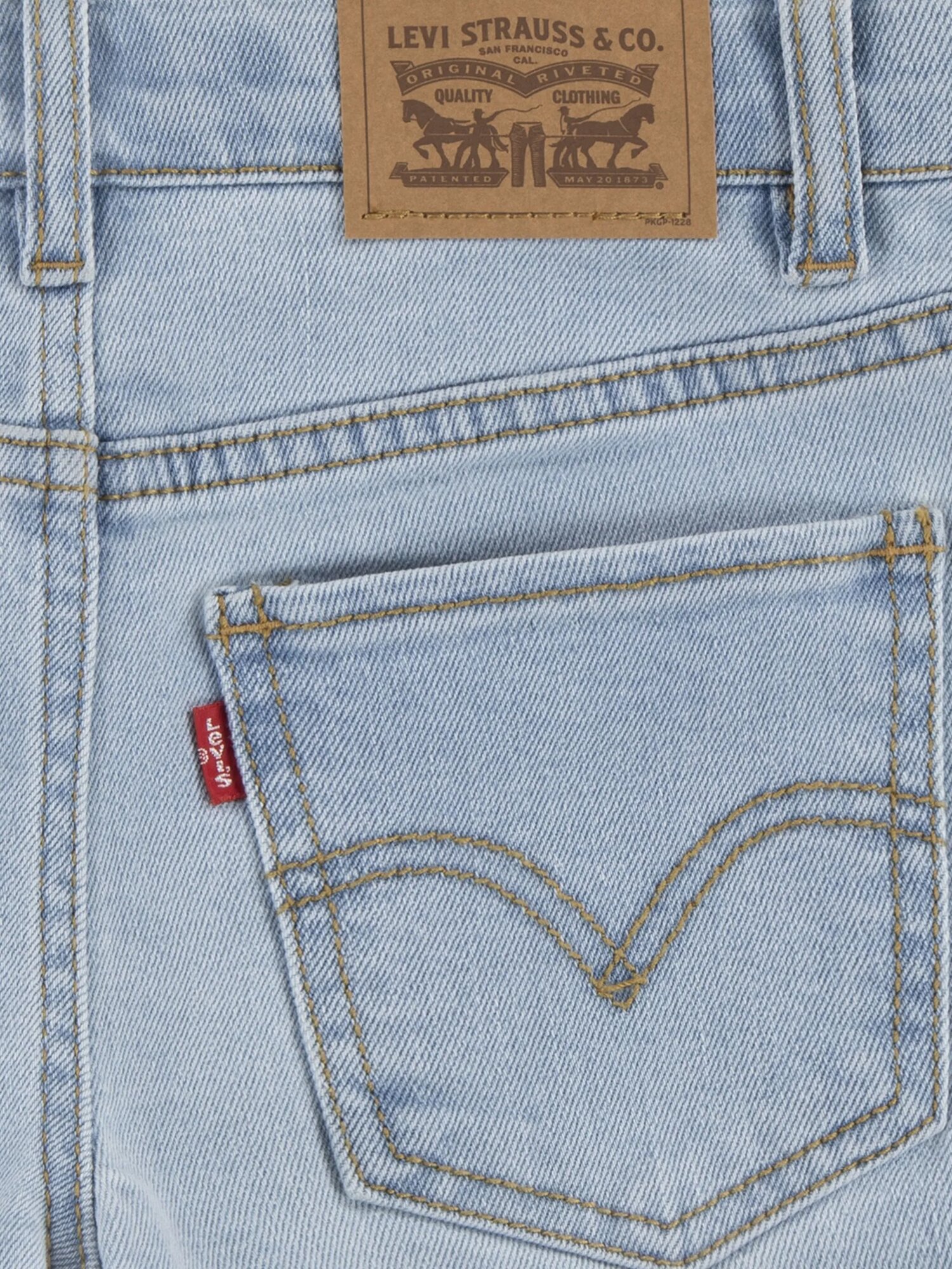 Шорты Levi's, размер 12 лет, синий — фото 1