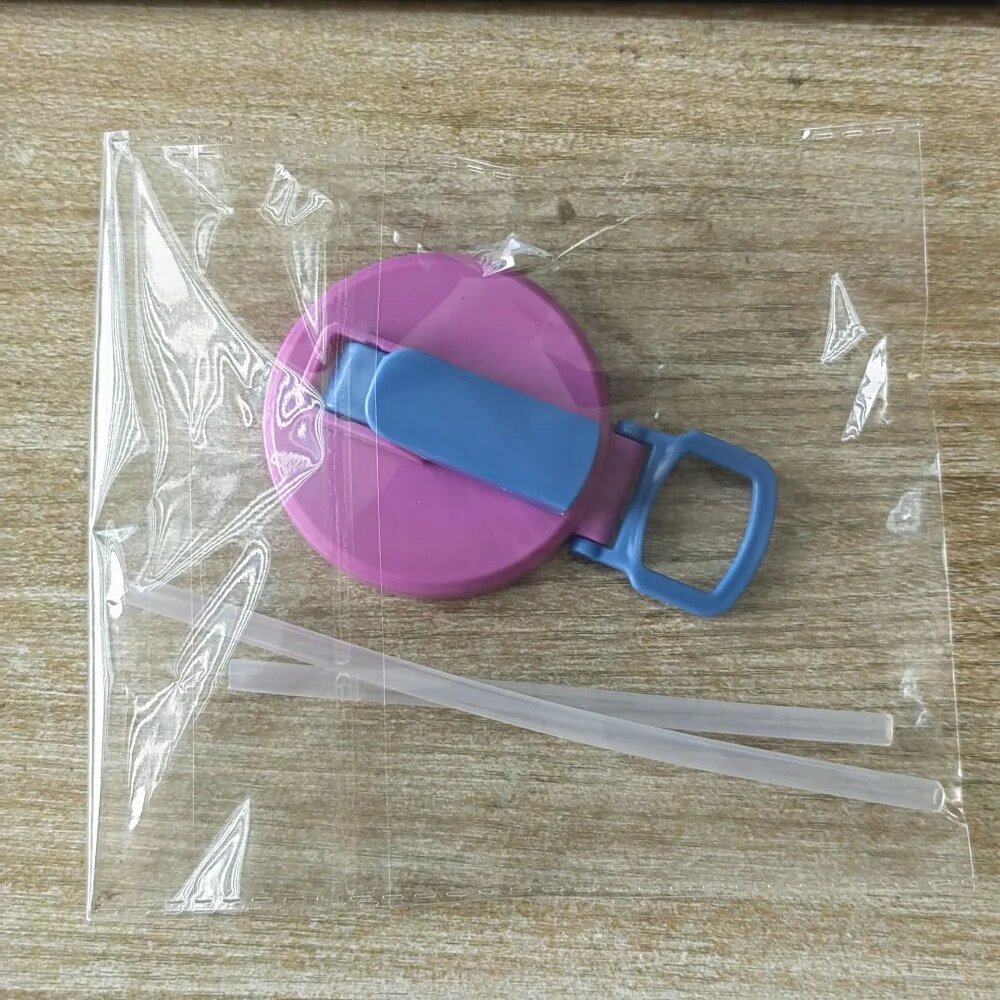 Крышка для банки с газировкой пластиковая Purple-Blue