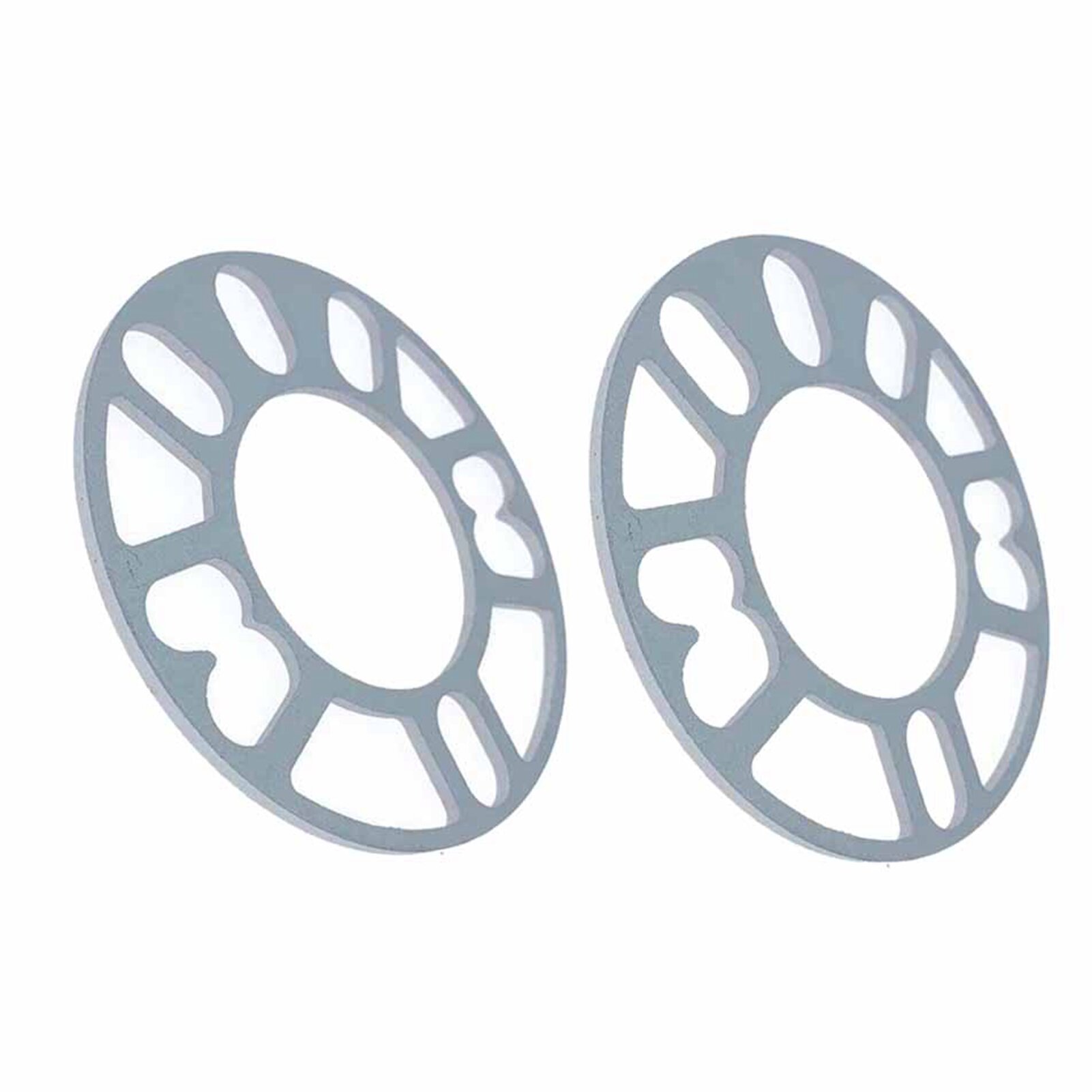 2шт Распорный Фланец Ступицы Колеса Толщиной 8 мм Центрическая Прокладка ET Из Алюминиевого Сплава Универсальная для Автомобилей