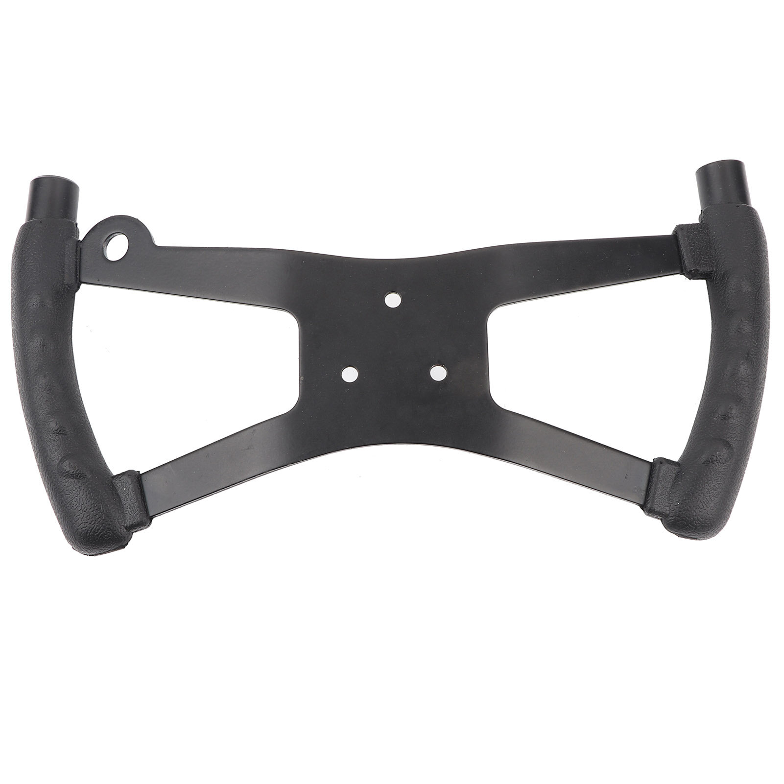 Руль H-образной формы черного цвета для гоночного карта, картинга, аксессуар для тюнинга автомобиля, прочная и легкая конструкция.