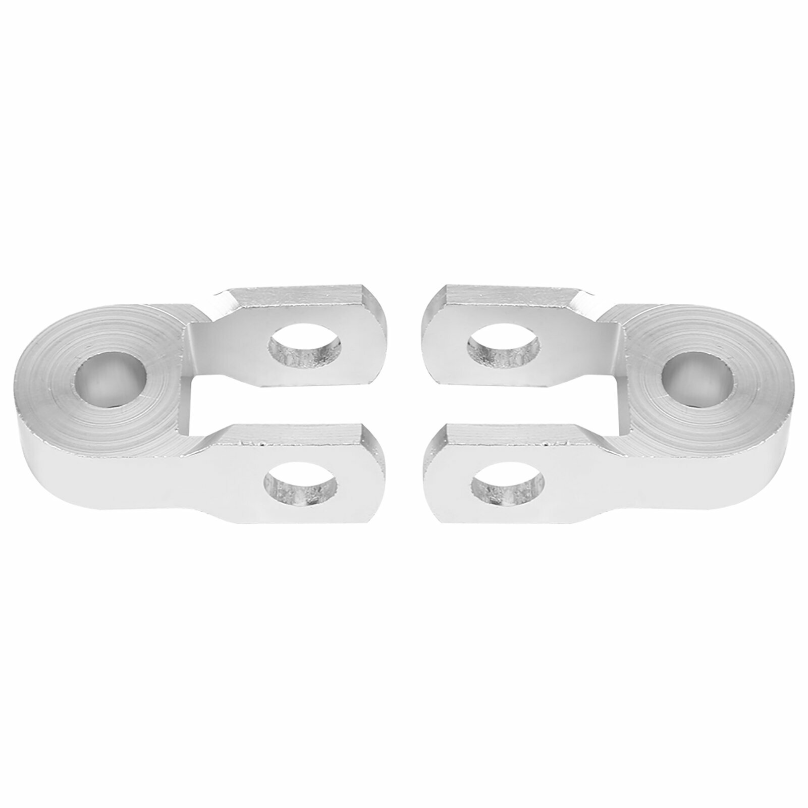 2шт Универсальный Мотоцикл Задний Амортизатор Стояк Удлинитель Высоты Серебристый Без Винта