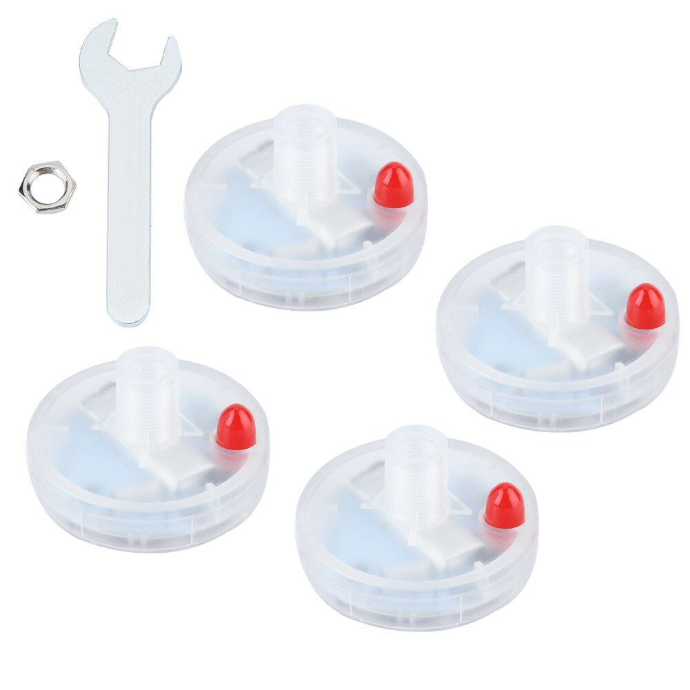 4pcs Солнечная энергия мотоциклетная велосипедная велосипедная колесная колеса шины шины крышка крышки светодиодная флеш -светильник