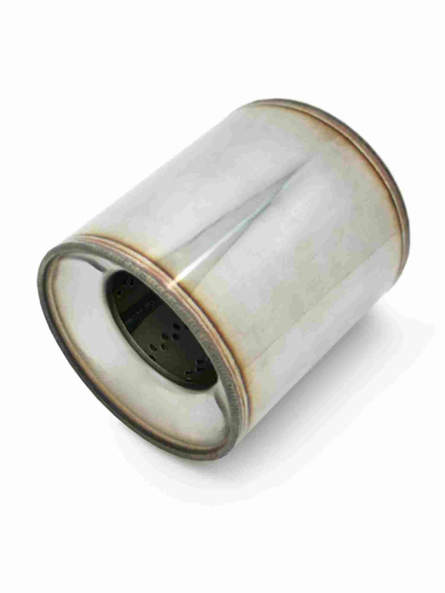 Пламегаситель коллекторный «belais» круглый Ø90 мм, длина 100 мм, труба Ø57 мм (нержавеющая сталь) belais #17556