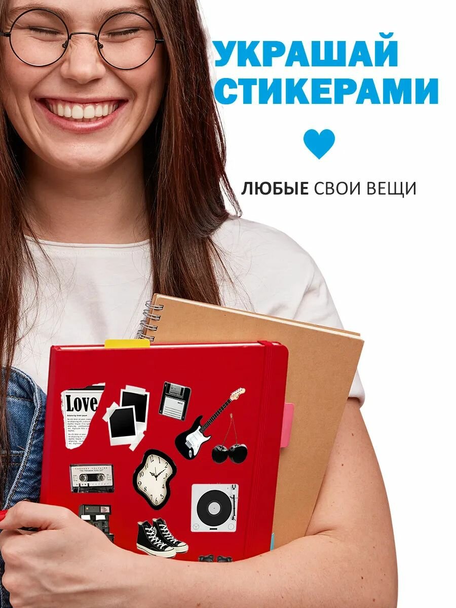 Набор стикеров черные — фото 1