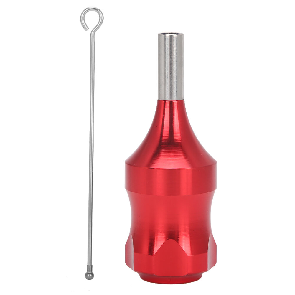 28mm Tattoo Machine Grip Aluminum Alloy Cartridge Needles SuppliesRed