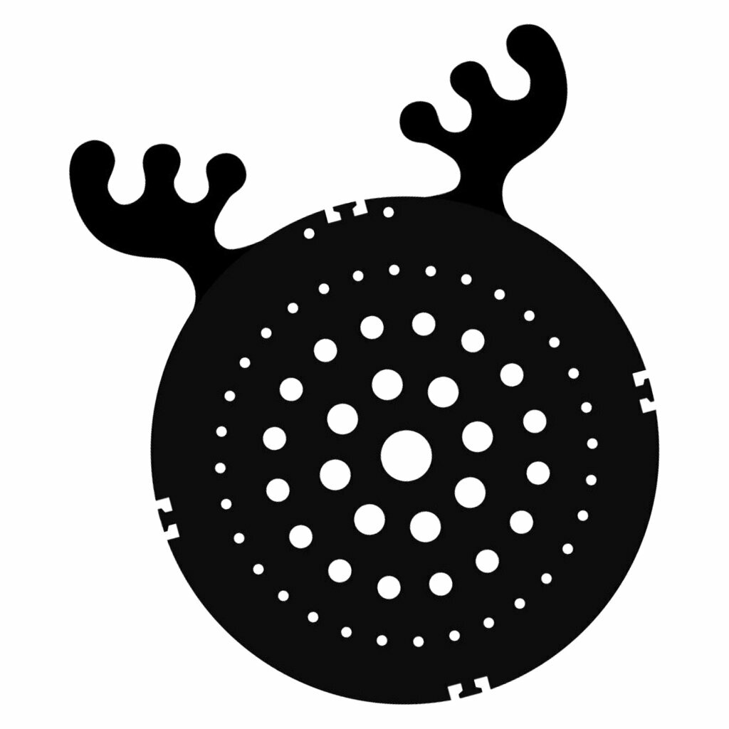 Акриловая подставка для растений из оленьего рога и папоротника