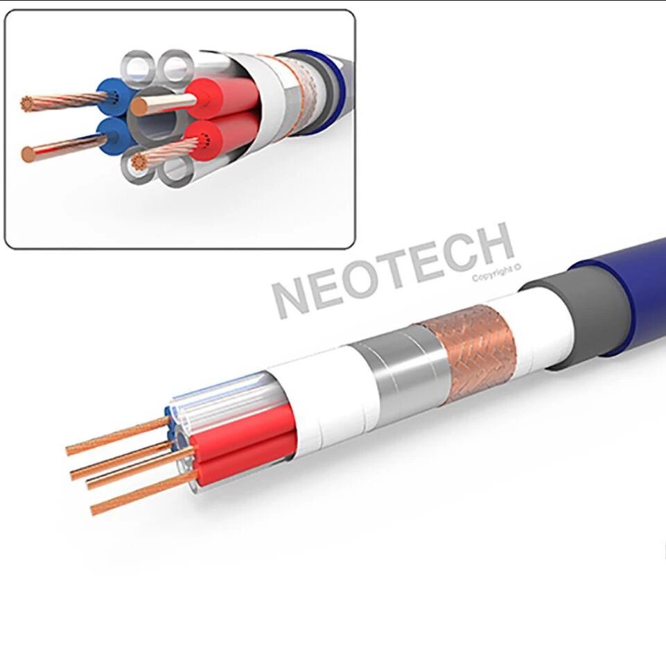 Кабель аудио в нарезку Neotech NEI-3001G, 1 м