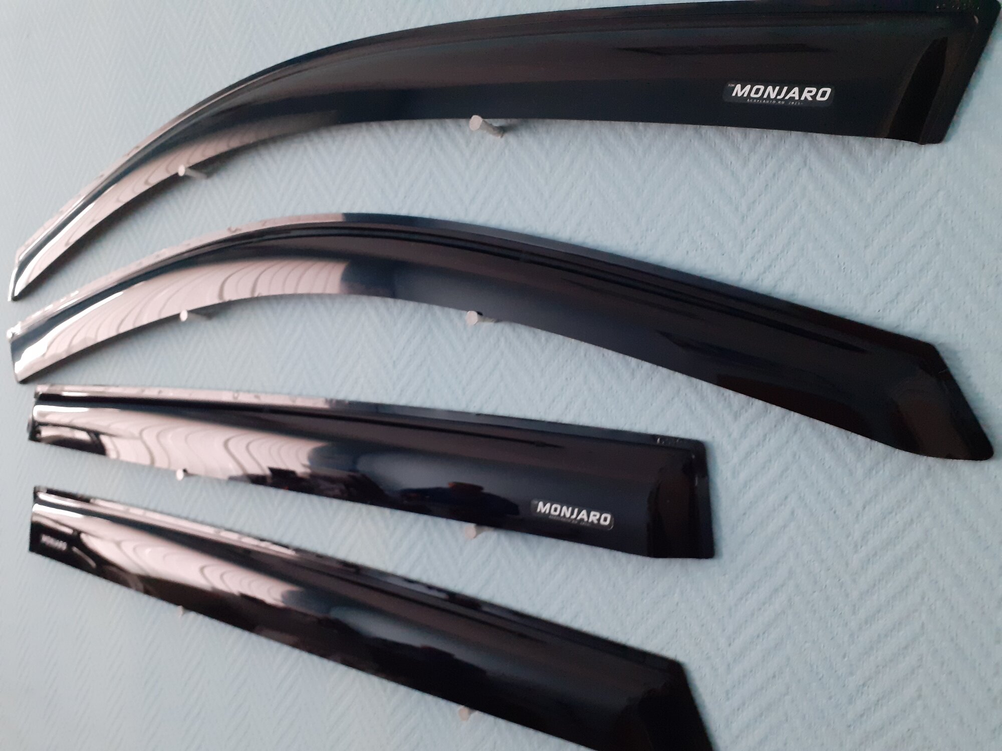 Дефлекторы окон GEELY Monjaro 2023-2025 кроссовер к-т 4 шт.