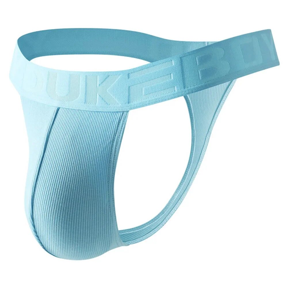 Мужские стринги в рубчик, нижнее белье, эластичные трусы с низкой талией, трусики с XXL, Blue