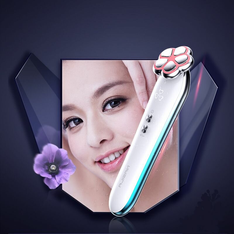 Микротоковый массажер для лица и глаз , RF лифтинг, EMS, LED терапия, Xingqichuang！