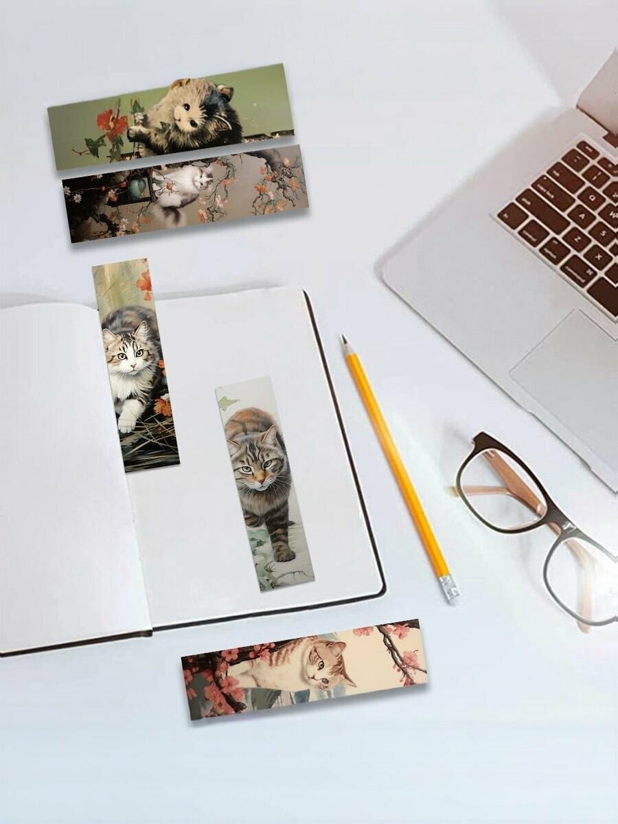 Закладки для книги и учебников 30 шт. Канцелярия для девочек милая, красивая для школы и офиса. Аксессуары для книг.