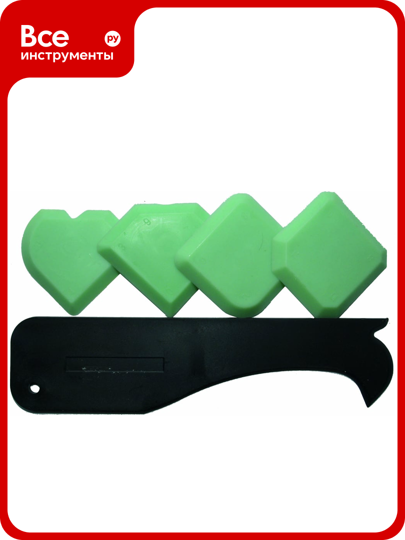 Набор шпателей для силикона 888 5 шт. 3080500, силиконовыми герметиками, при шпаклевании