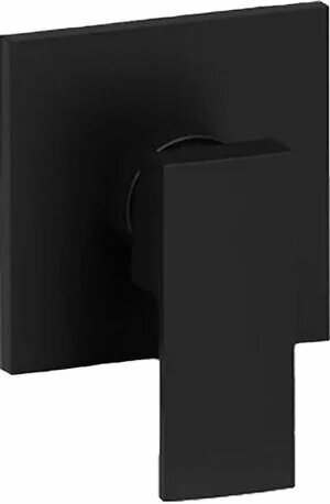 Встраиваемый смеситель для душа и ванны Paffoni Elle EL010NO/M С внутренней частью, латунный, из нержавеющей стали, рычажный, настенный, черный, матовый, с керамическим картриджем