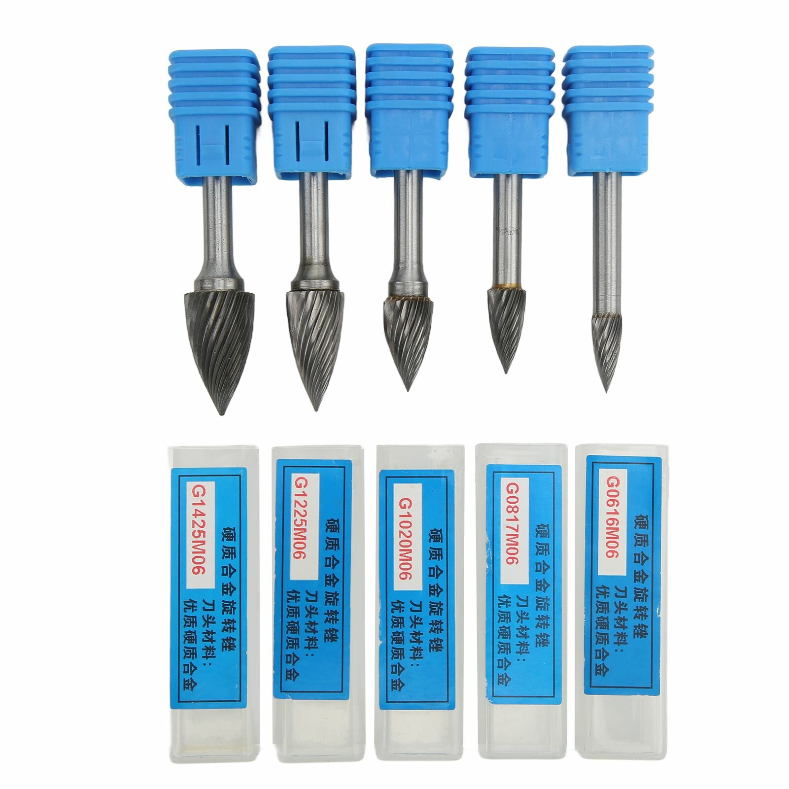 G Тип твердосплавные роторные заусенцы 6 мм хвостовик для шлифовки и скульптур