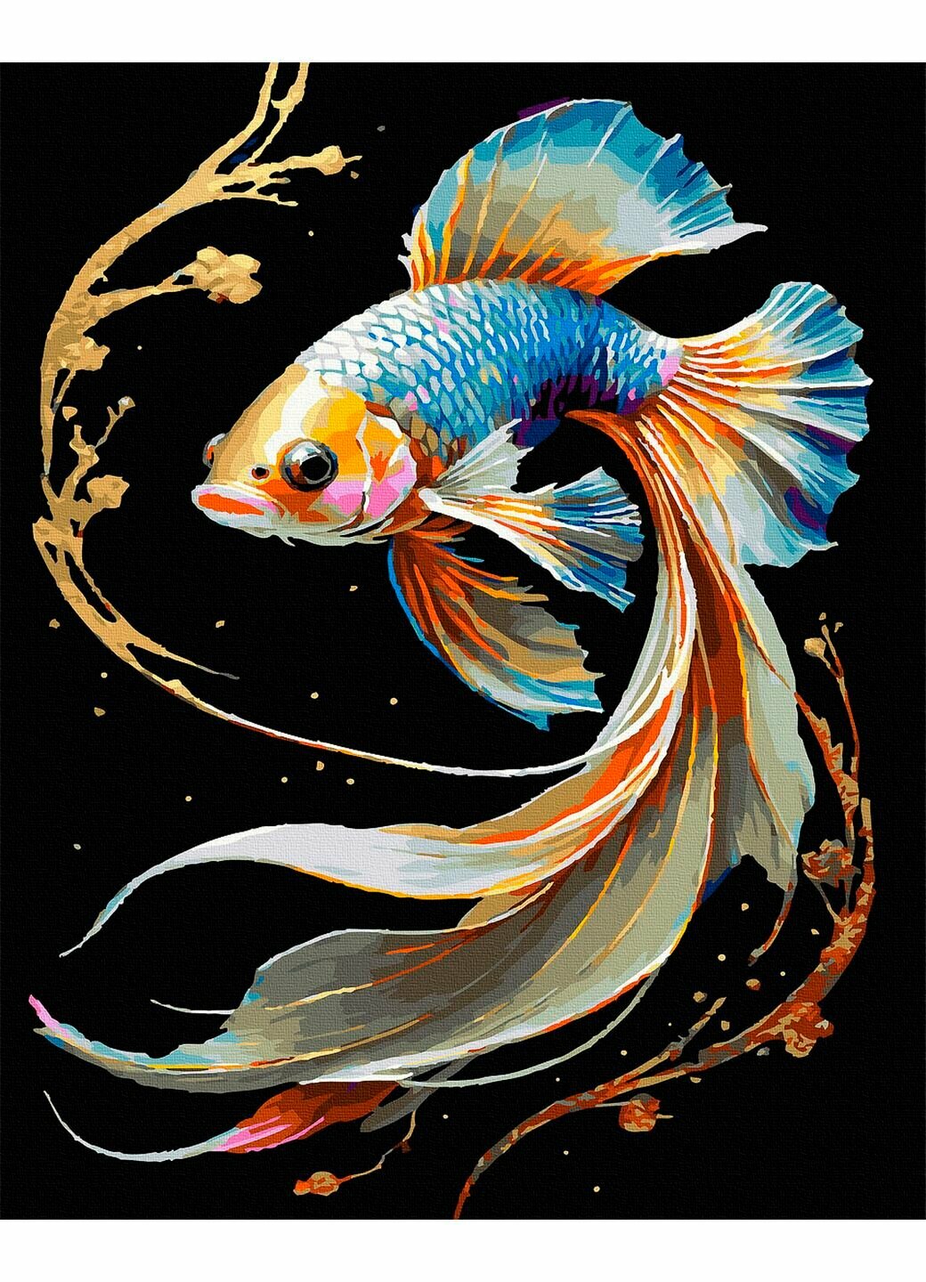 Картина по номерам 40x50 см поталь Исполняющая желания 2