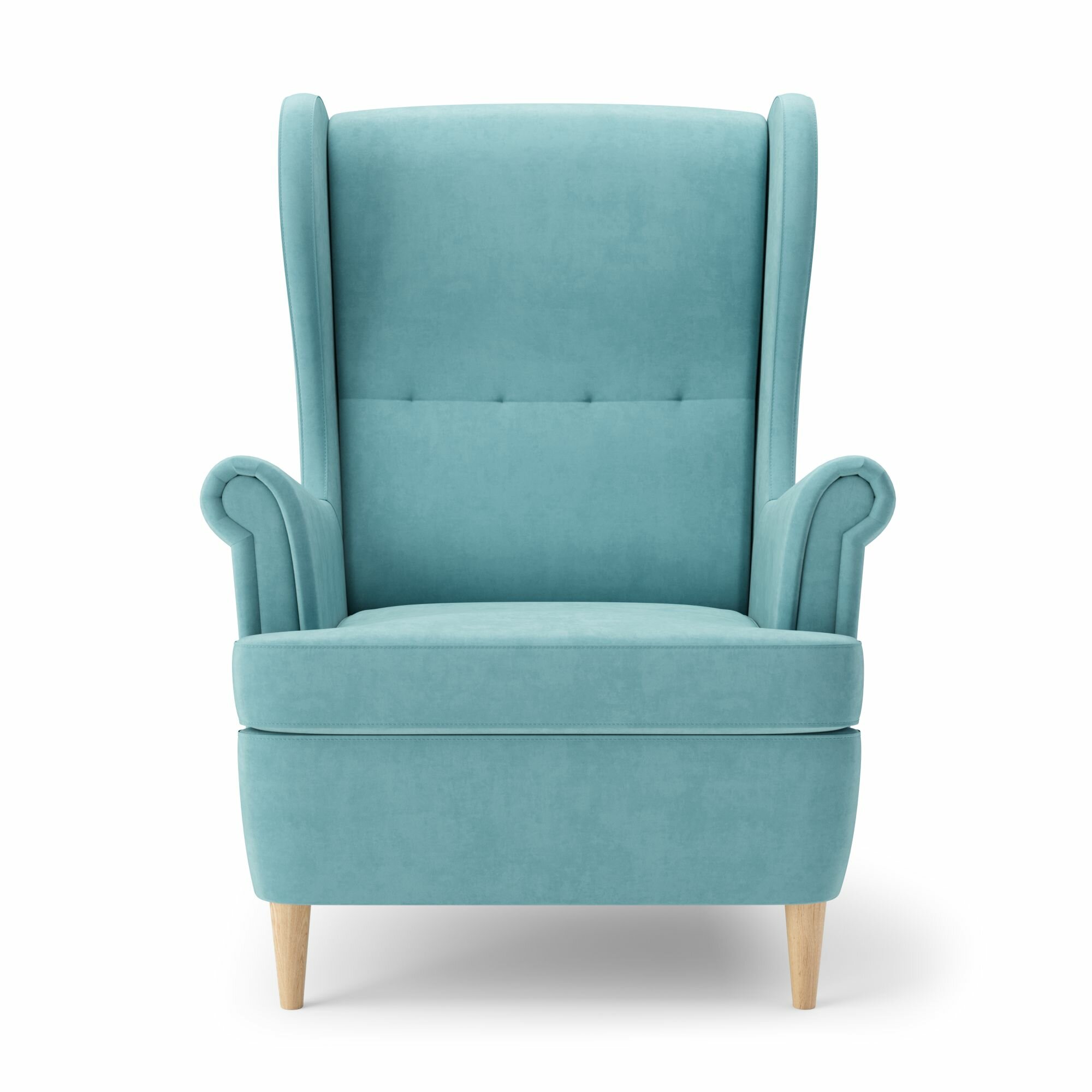 Кресло мягкое Salotti нильс велюр Teddy 335 бирюзовый