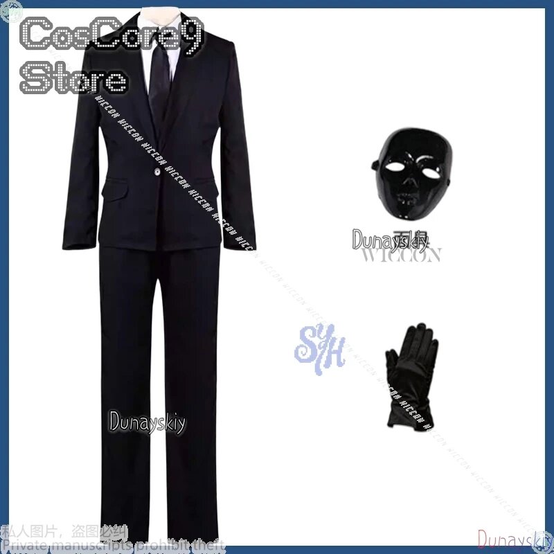 Roland Game Library Of Ruina Косплей костюм черный М, suit