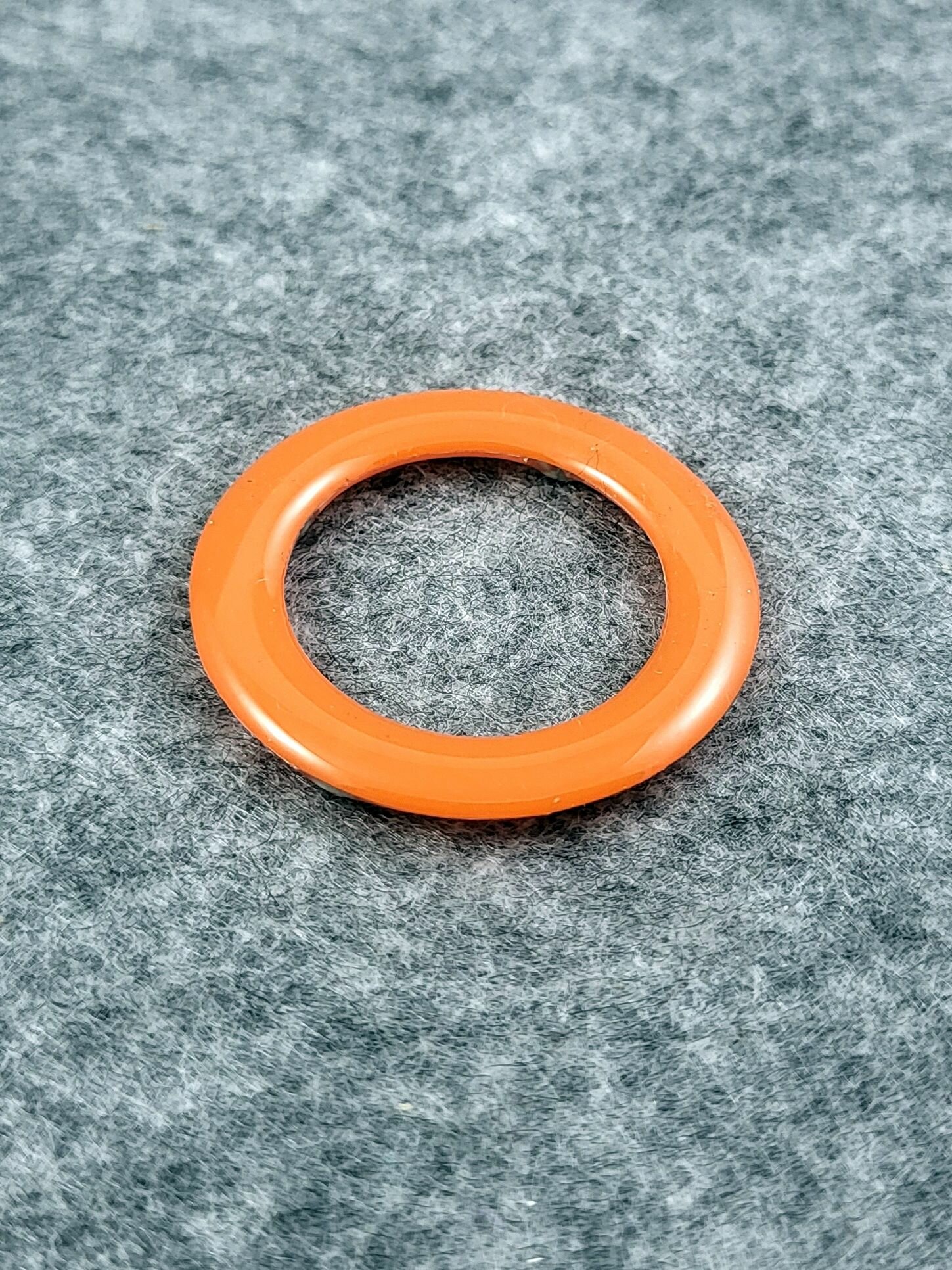 Курсор магнитный гелевый круглый 37х25 мм оранжевый (3 шт)