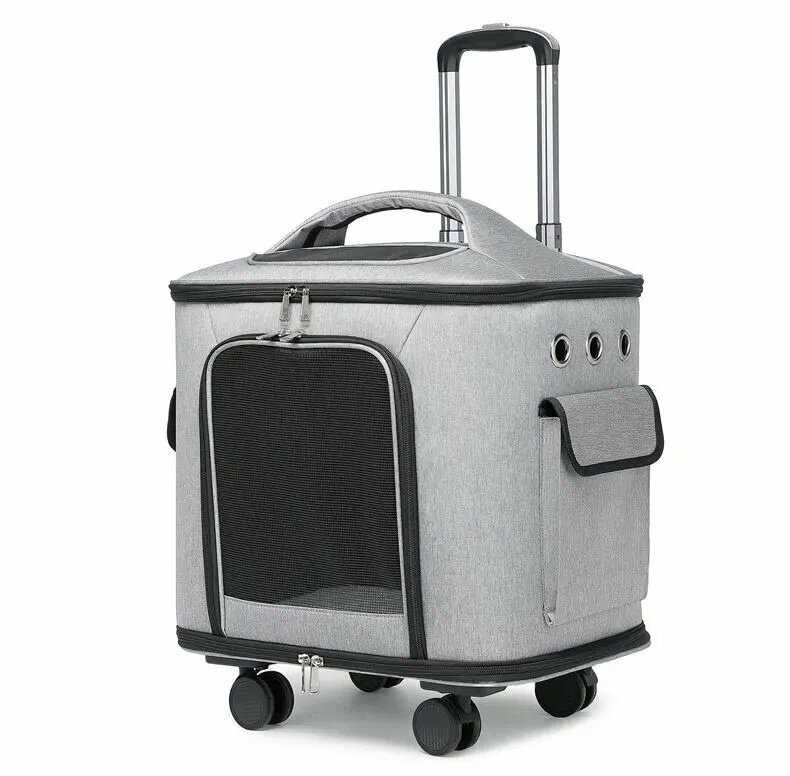 Xiaomi YouPin Рюкзак переноска для кошек с иллюминатором, Грузоподъемность:15 кг, подходит для кошек и собак,41*31*65cm серый