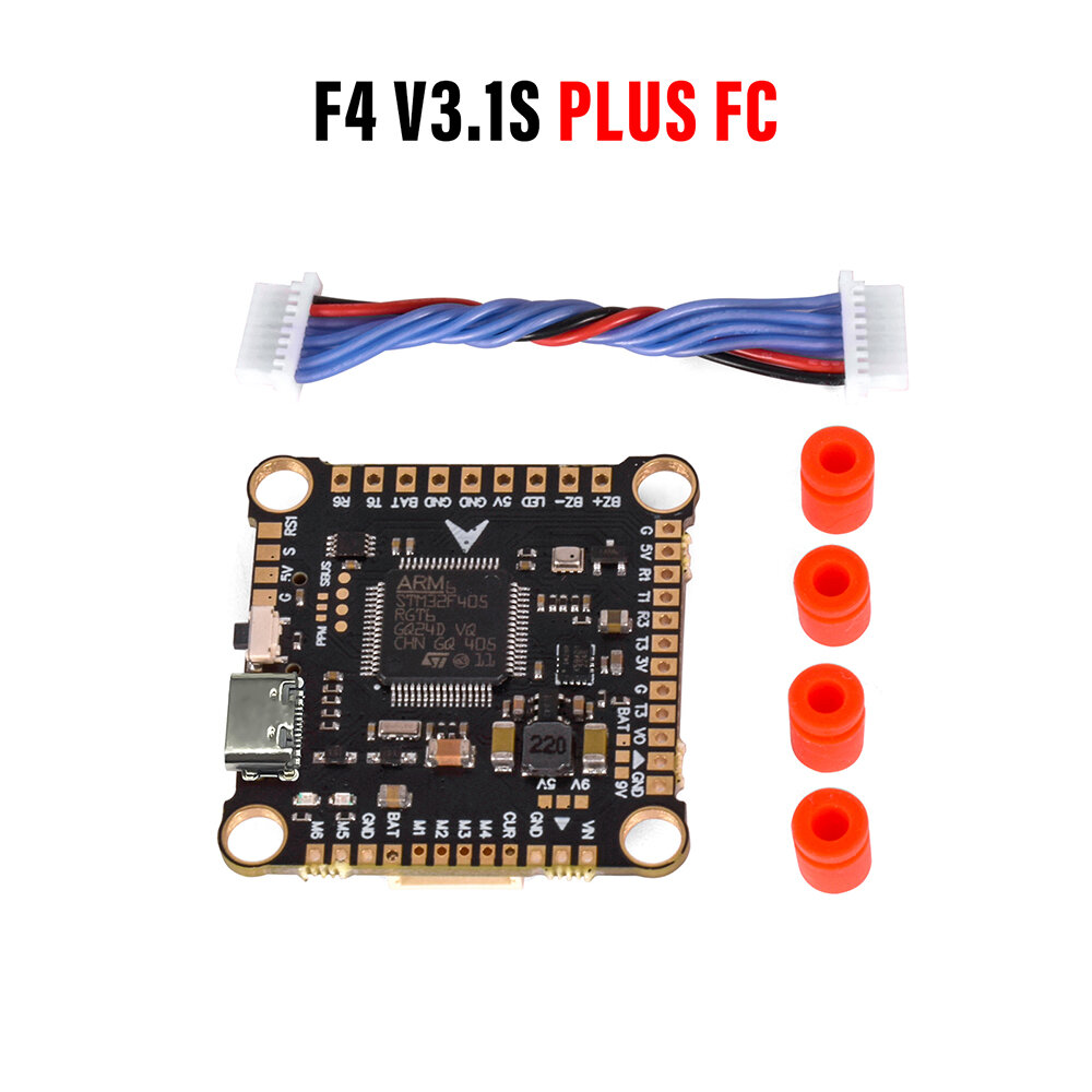 9IMOD F405 V3.1S PLUS - полетный контроллер 4-в-1 (60A ESC, барометр, OSD) для RC авиамоделей 230-250мм