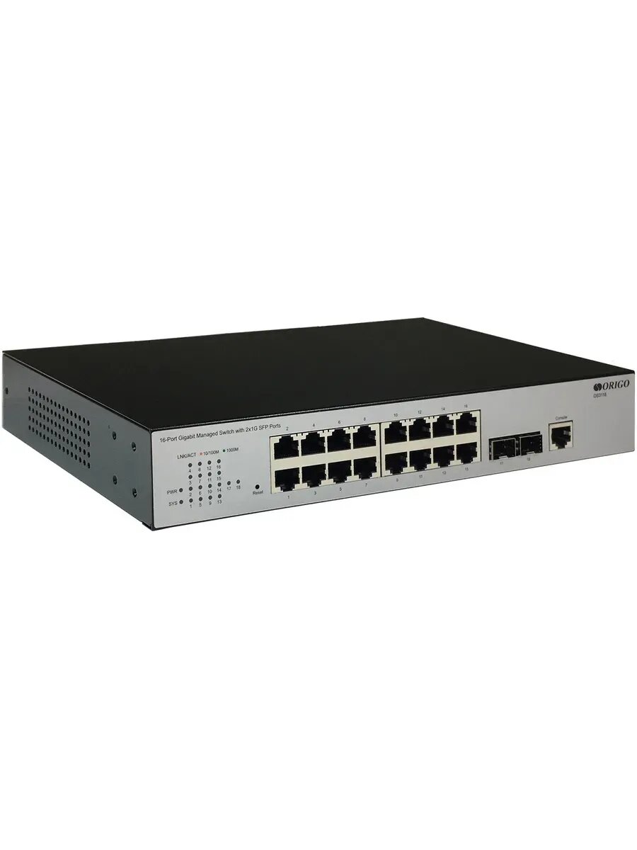 Коммутатор OS3118 OS3118/A2A (L2) 16x1Гбит/с 2SFP