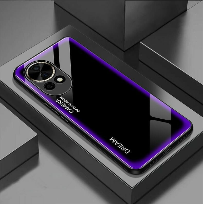 Подходит для Huawei Nova 13 / Huawei Nova 12(Хуавей нова 13 / нова 12), чехол для мобильного телефона из стеклянного материала, защитный чехол,+подарок защитное стекло