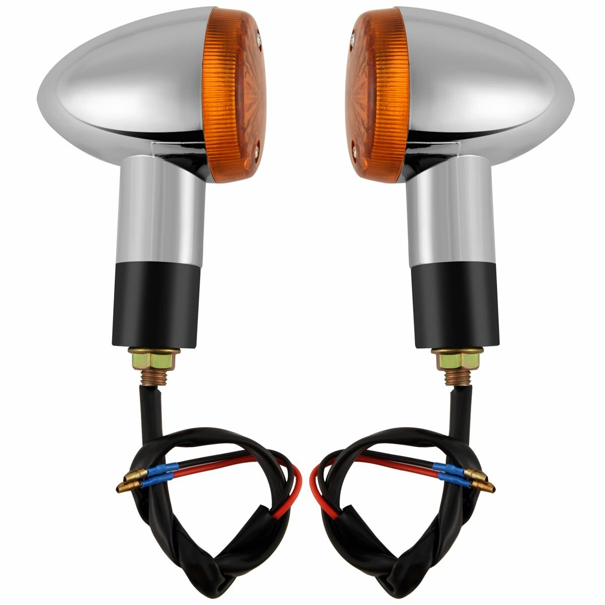 Мотоциклетные поворотники передние и задние фонари для Honda Shadow, Fury, Rebel универсальные сигнальные огни с креплением 10 мм