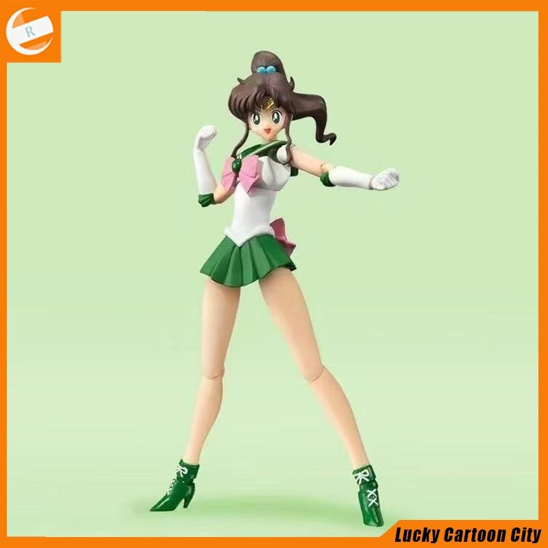 Аниме-модель Сейлор Мун Сейлор Юпитер Кино Макото/S. H. Figuarts Sailor Moon Sailor Jupiter Kino Makoto 15CM