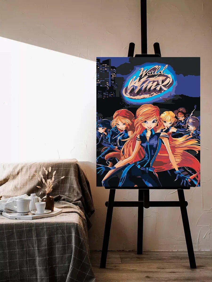 Картина по номерам Мир Винкс Мультфильм World of Winx