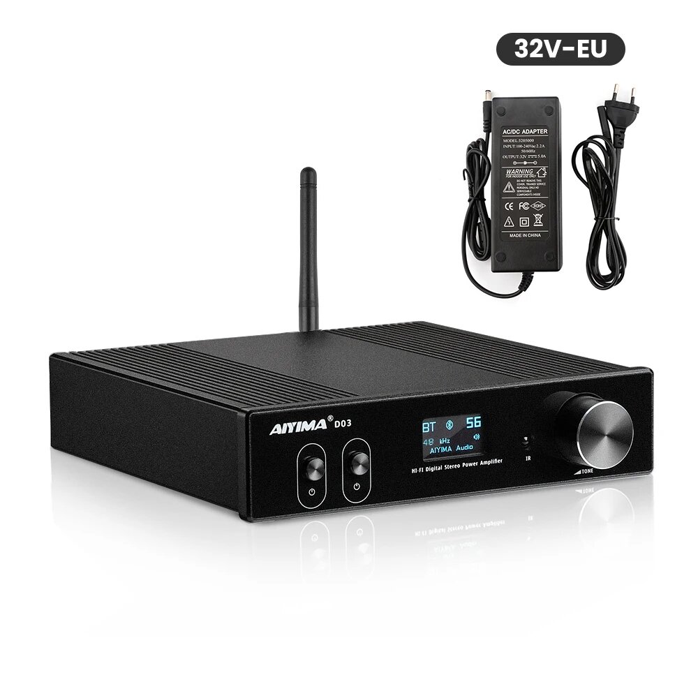 Aiyima D03 Bluetooth усилитель 150 Вт