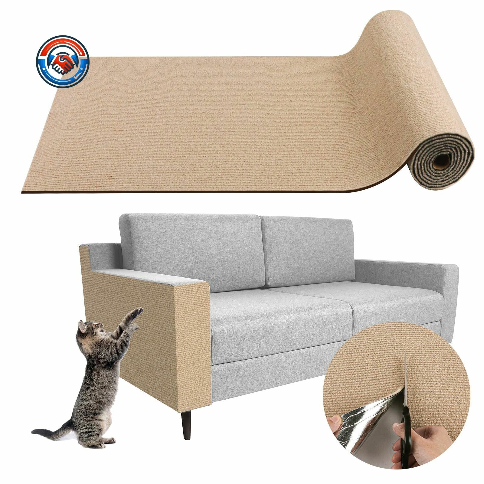 Когтеточка для кошек — устойчивый столбик с джутом, домик и игровой комплекс для защиты мебели, развлечения питомца