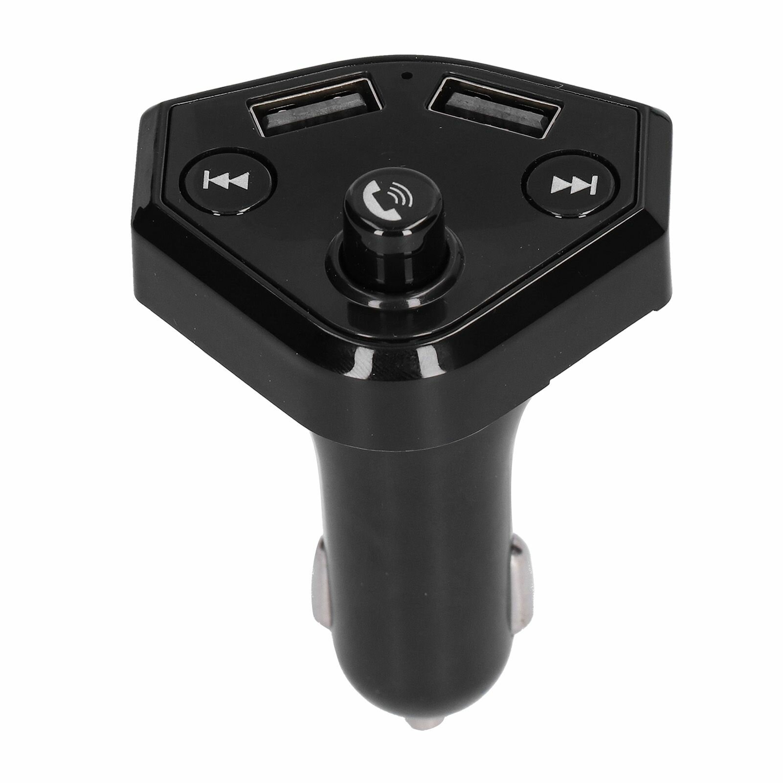 Автоадаптер F8, PD-зарядка, два USB, Bluetooth