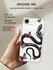 Чехол на Apple iPhone 16e/17e / Айфон 16е/17e с принтом "Snake and butterflies 2...