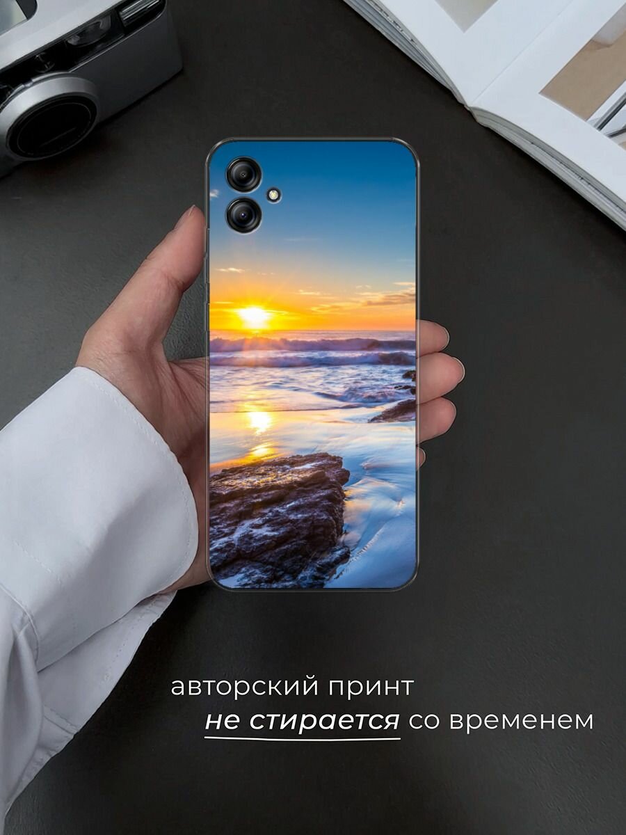 Чехол на Samsung Galaxy A04e / Самсунг A04e с принтом "Восход 6" — фото 1